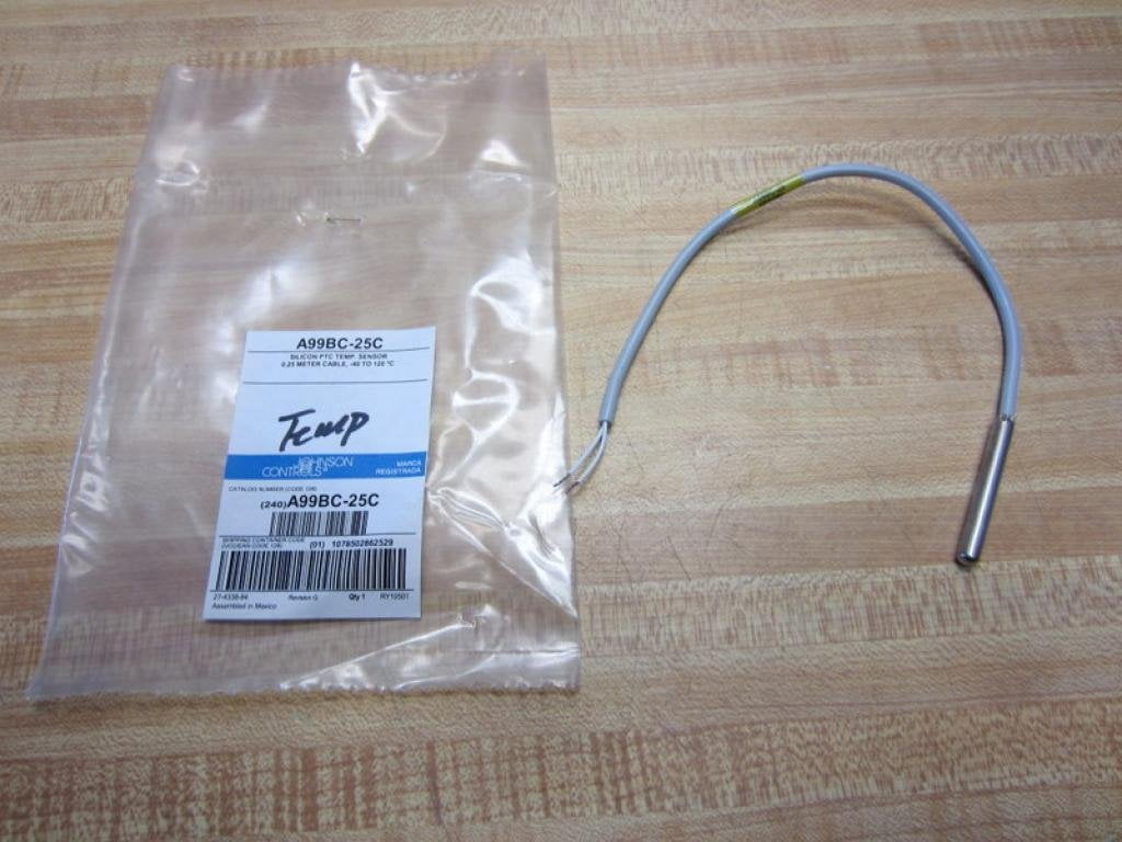 Johnson Controls A99BC-25C Temperature Sensor Rev G CA1 - Walmart.com
