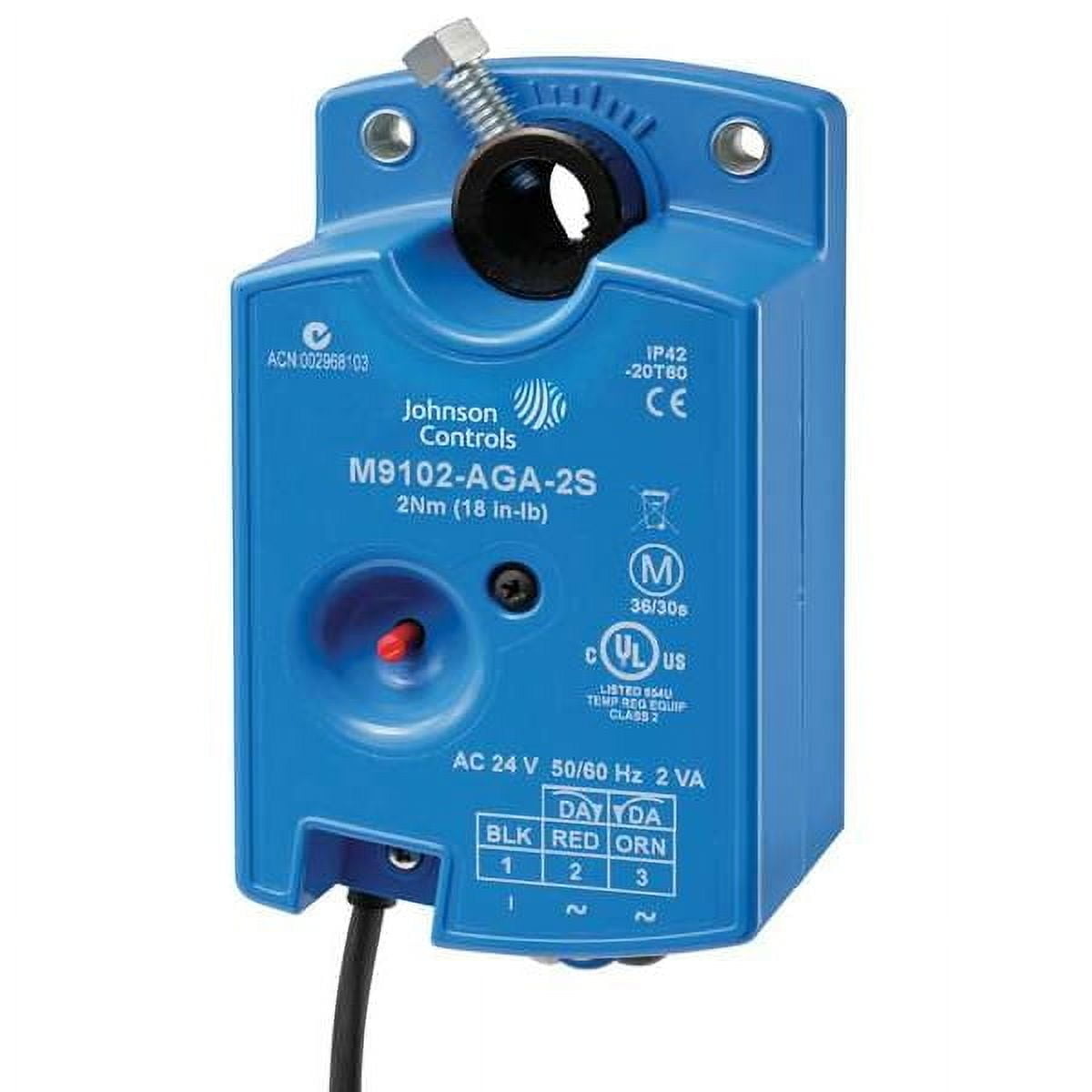 Johnson Controls Electric Actuator,35 in.-lb.,-4 to 140 M9104-AGA-2S ...