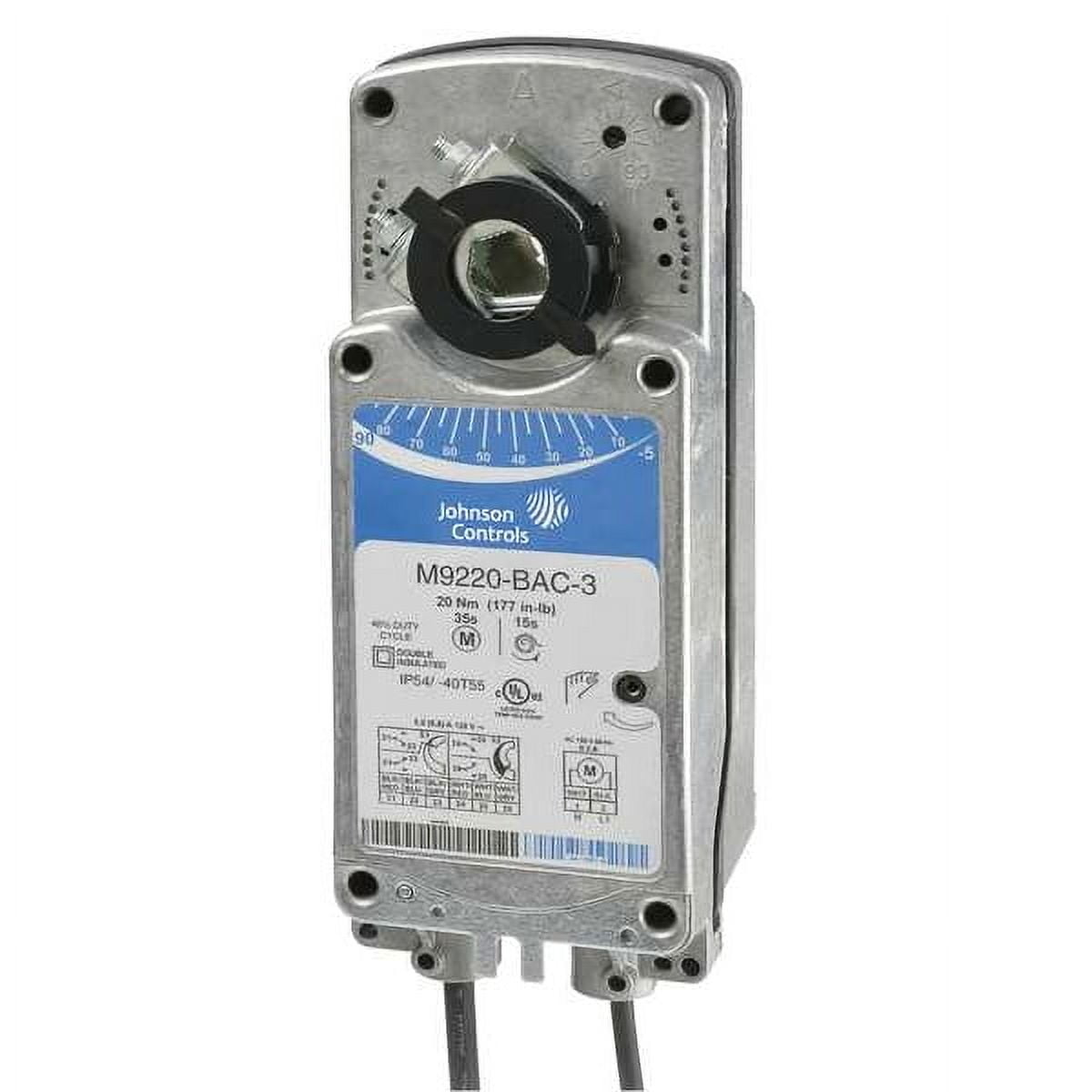 Johnson Controls Actuator, Damper and Valve, 177 in-lb M9220-GGA-3 ...