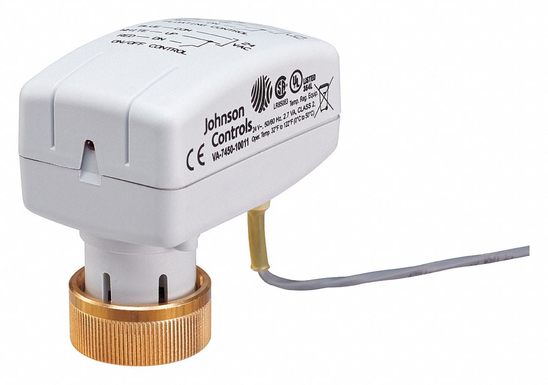 Johnson Controls Elect Globe Valve Actuator,24V AC VA-7480-0312 ...