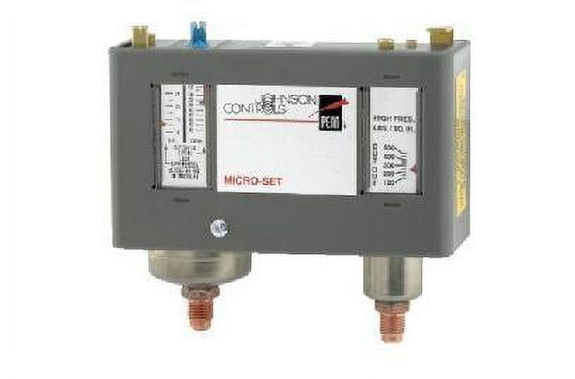 Johnson Controls P170LB-6C Dual Pressure Control, LR 12"-80 psig, HR ...