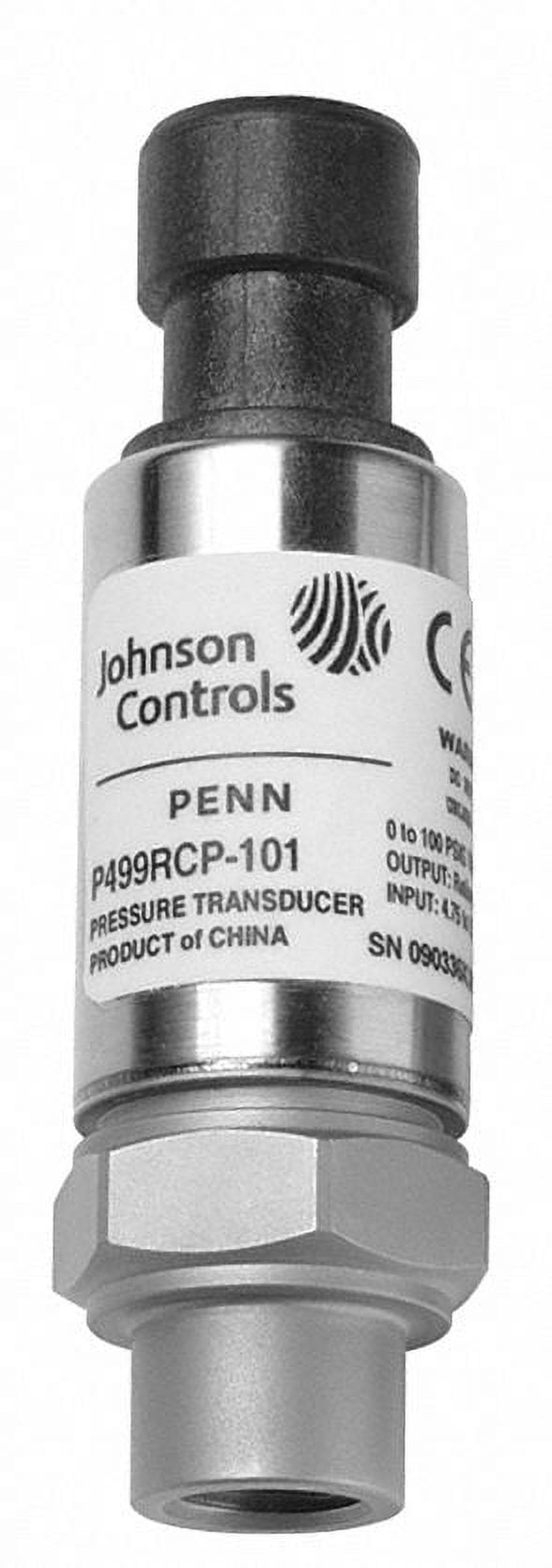 Johnson Controls Pressure Transmitter,0 to 500 psi,4.5VDC P499RCP-105C ...