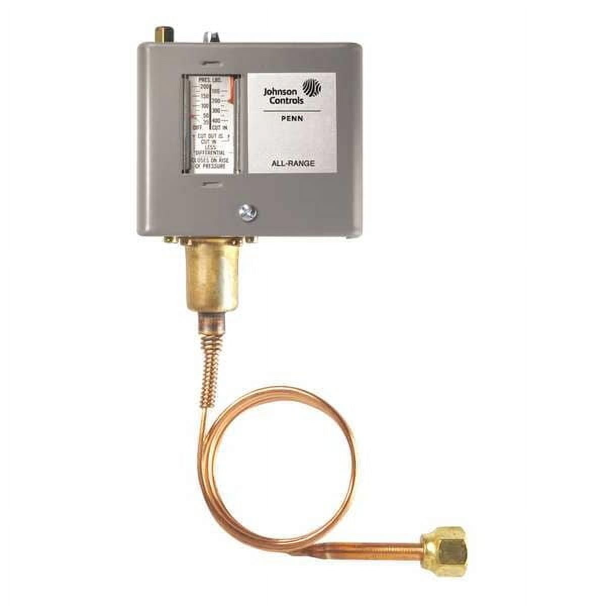 Johnson Controls Single Pressure Control, Adjustable,SPST P70AA-5C ...