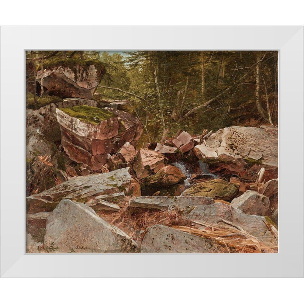 Johnson, David 18x15 White Modern Wood Framed Museum Art Print Titled ...