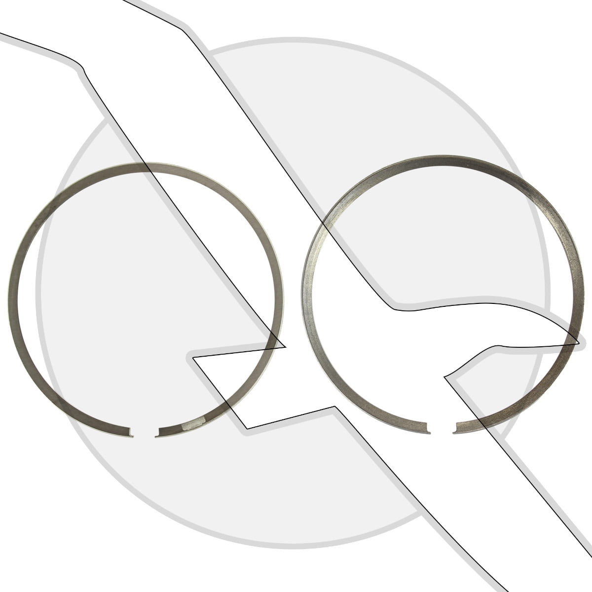 Johnson/Evinrude/OMC New OEM RING,PSTN SET 030 0434109, 434109 ...