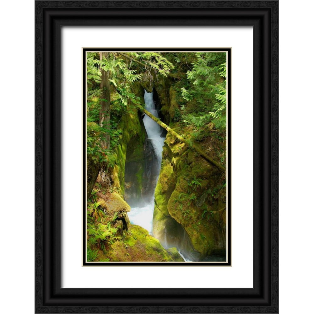 Johnson, George 11x14 Black Ornate Wood Framed with Double Matting ...