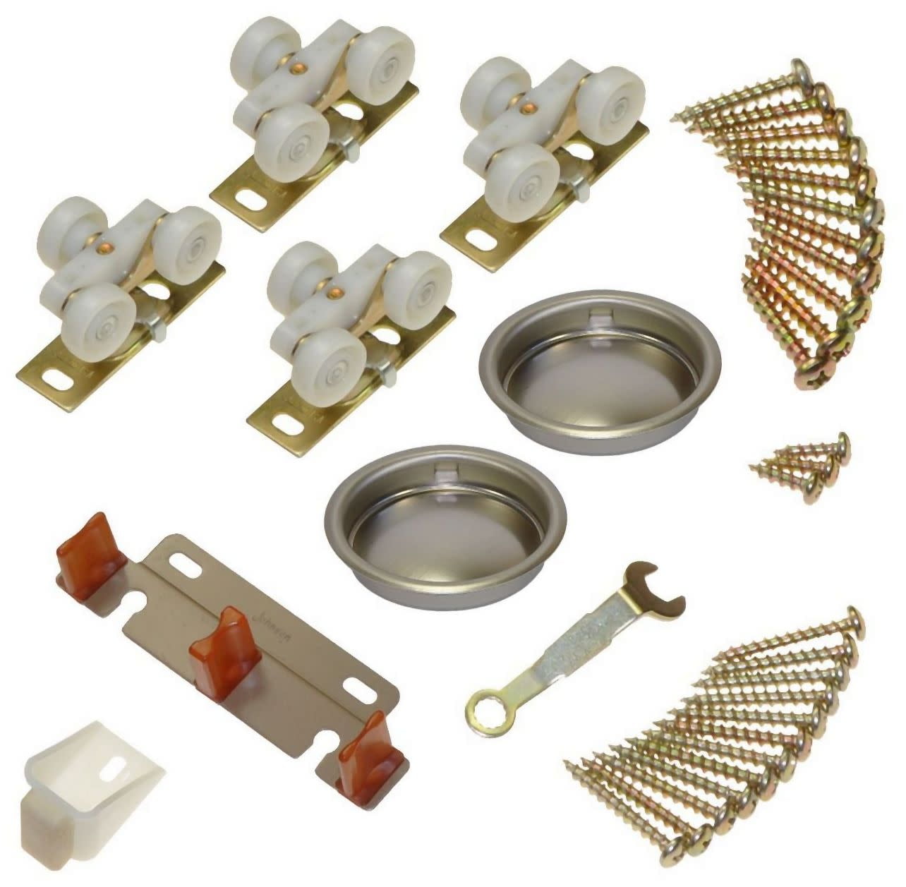 Johnson Hardware Jh13313402 2-Door Hardware Set For 134F Series Bypass ...