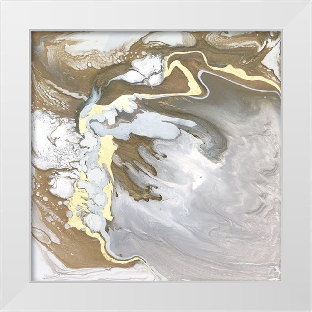 Johnson, Jason 26x26 White Modern Wood Framed Museum Art Print Titled ...