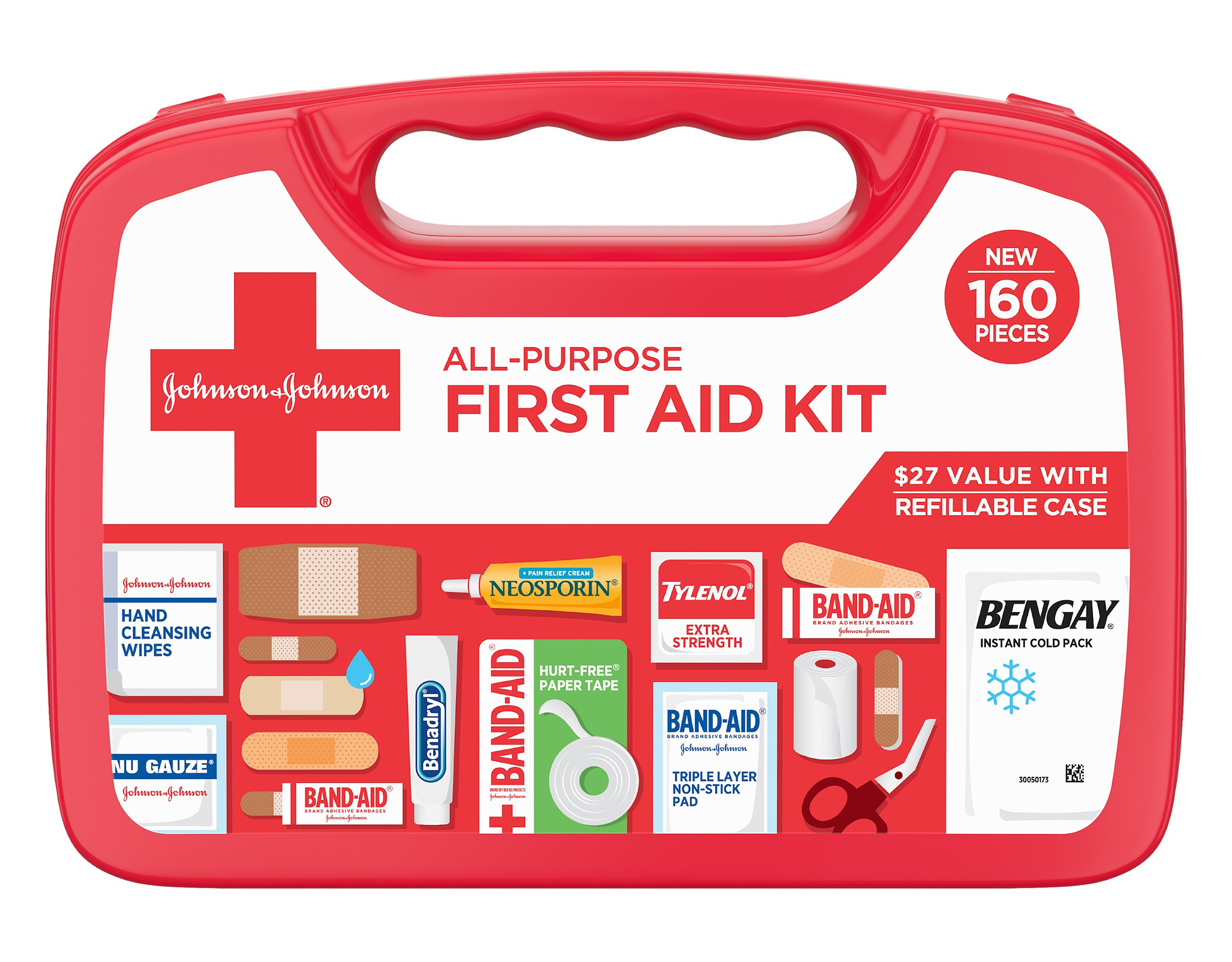 Johnson-Johnson To Go Essential First Aid Kit Heals Hurt Faster, 12Ct ...