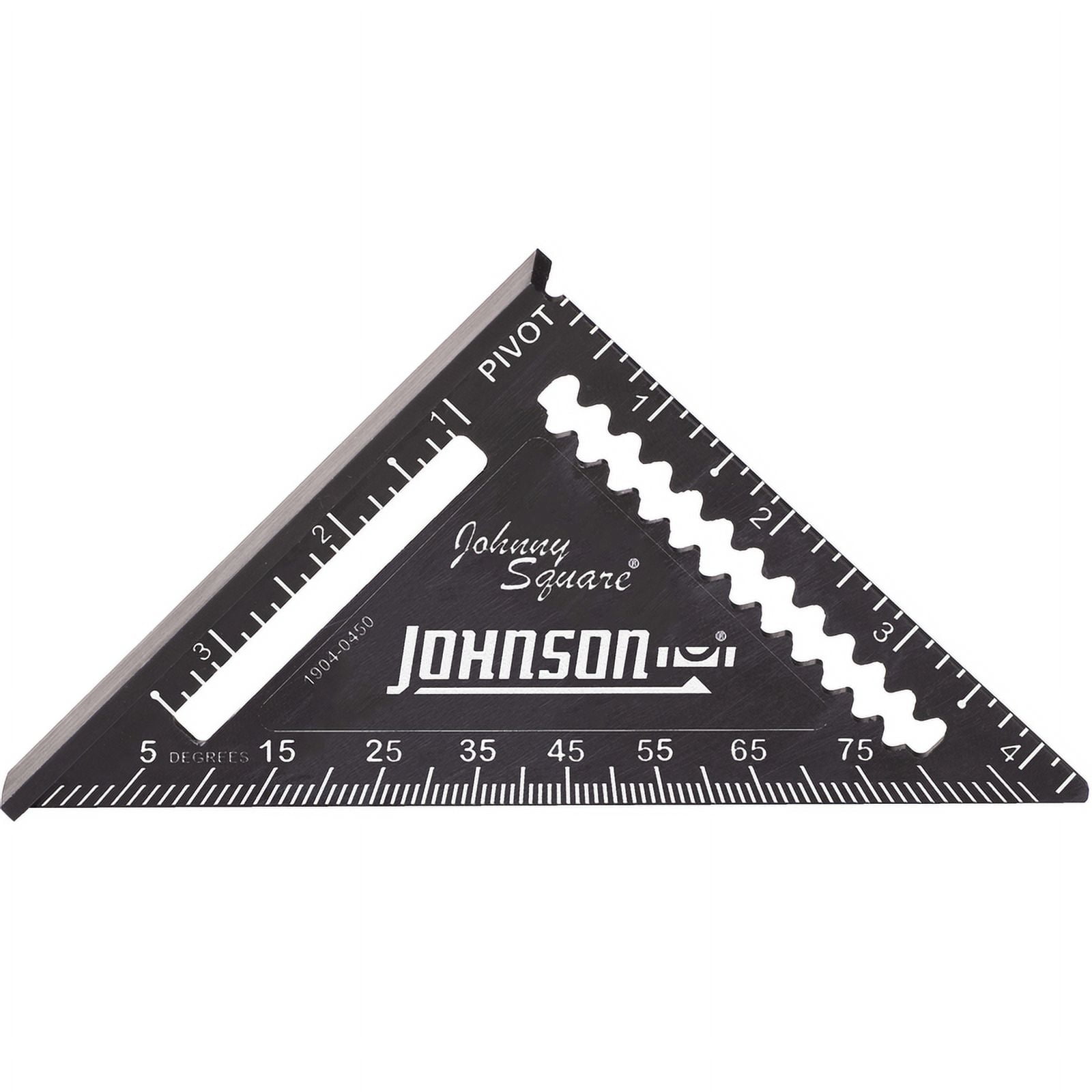Johnson Johnny Square 4-1/2 in. L Aluminum Professional Easy-Read ...