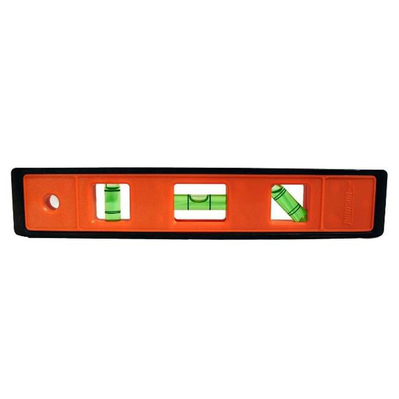 Johnson 7500-ORANGE Torpedo Level Level/Plumb Vial 3-Vial 9 in L ...