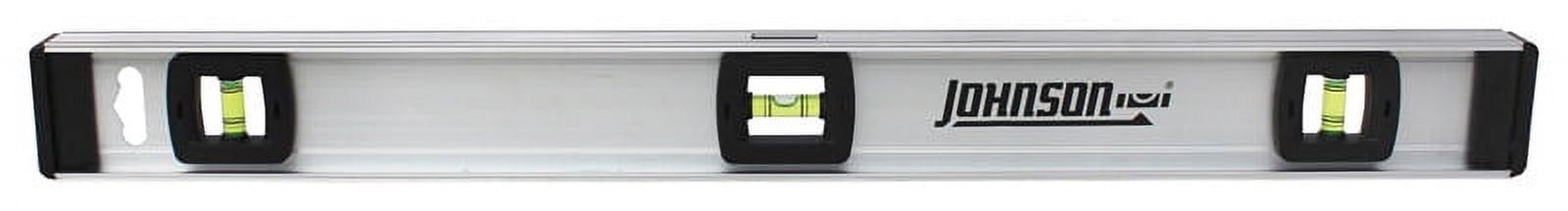 Johnson Level Johnson 24 in. Aluminum I-Beam Level 3 vial - Walmart.com