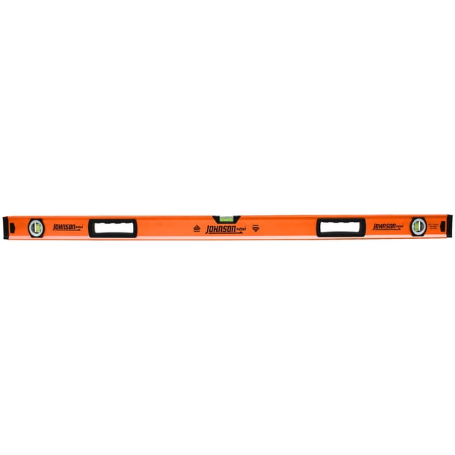 Johnson 48 in. Aluminum Box Beam Level 3 vial - Walmart Business Supplies