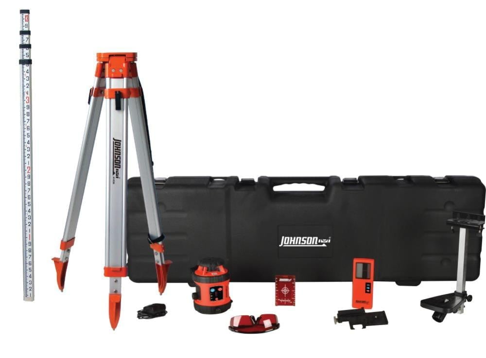Johnson Level Self-Leveling Horizontal Rotary Laser System - Walmart.com