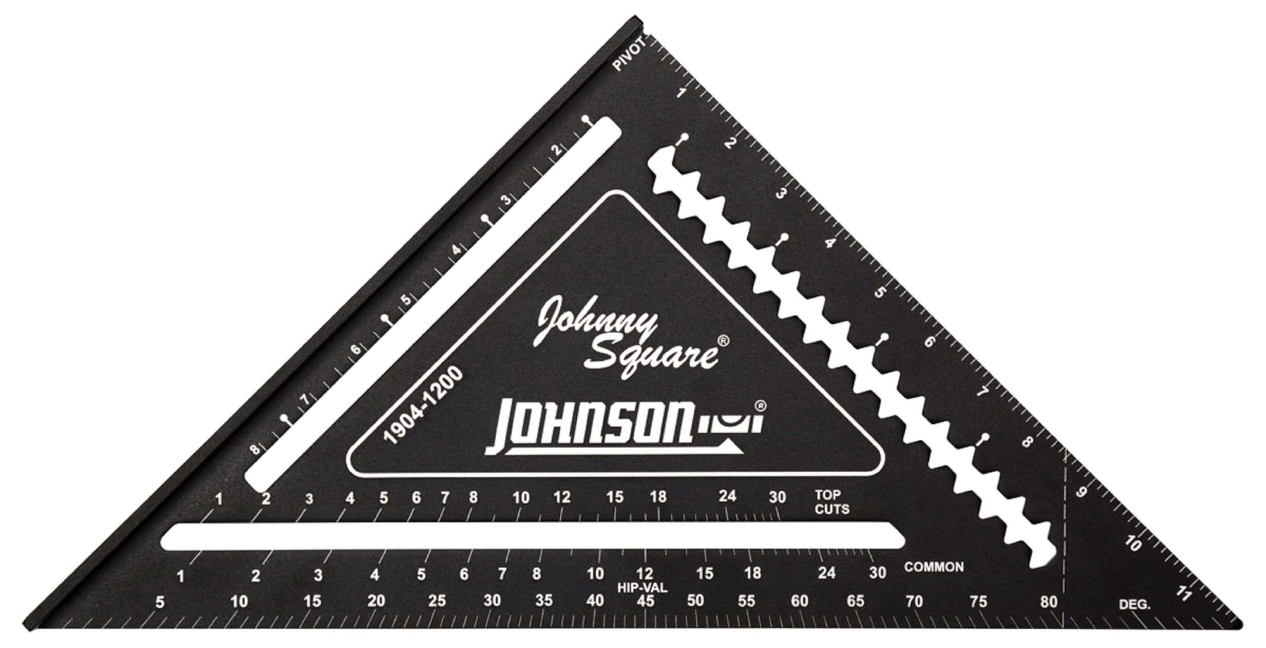 Johnson Level & Tool 1904-1200 Johnny Square Professional Easy-Read ...