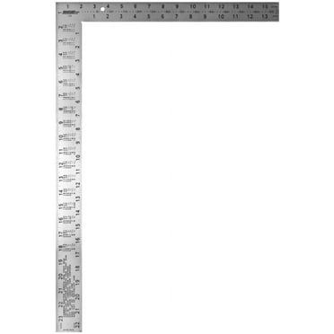Johnson 48 in. L x 22 in. H Aluminum T-Square Silver - Walmart.com