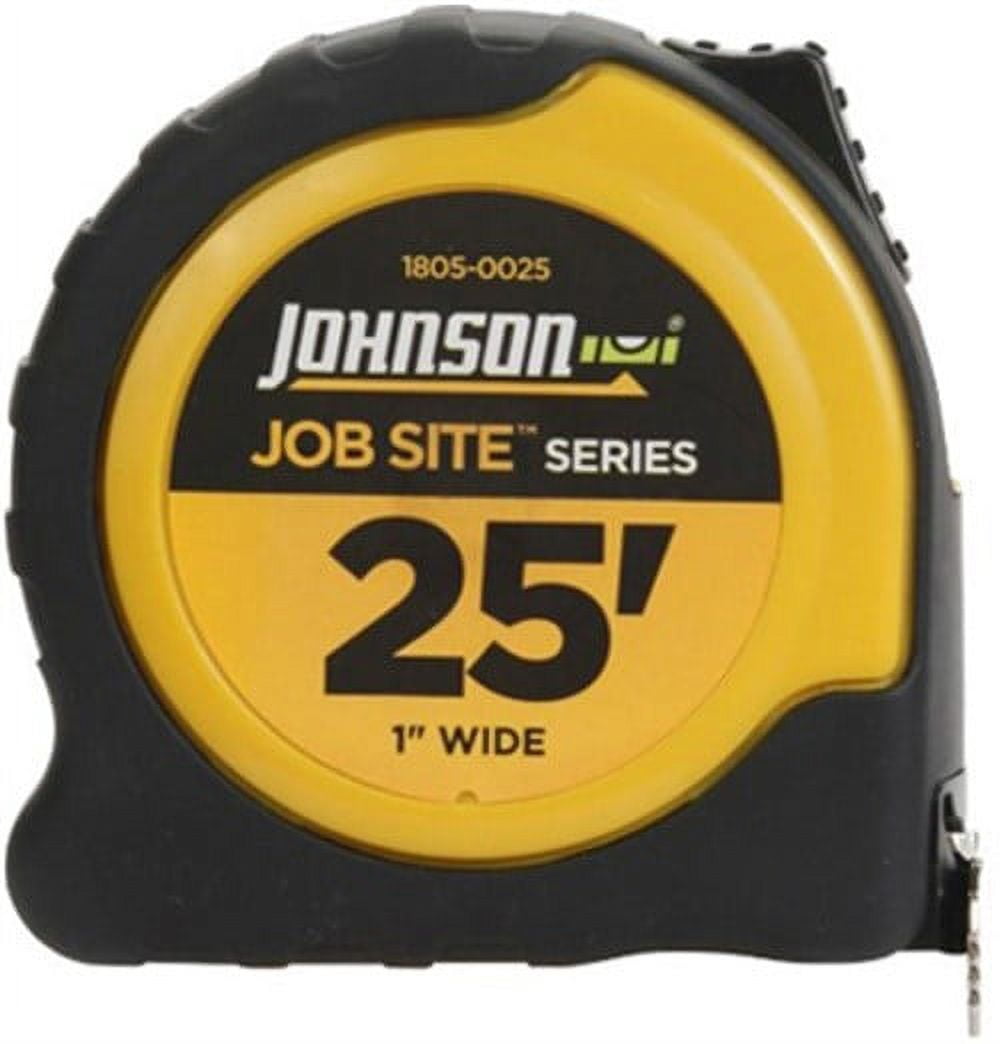 Johnson Level and Tool 1805-0025 25-Foot x 1-Inch JobSite Power Tape ...