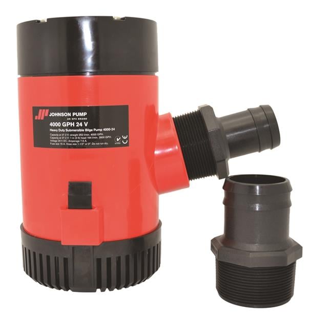Johnson Pump 40084 4000 GPH 24V Bilge Pump - Walmart.com