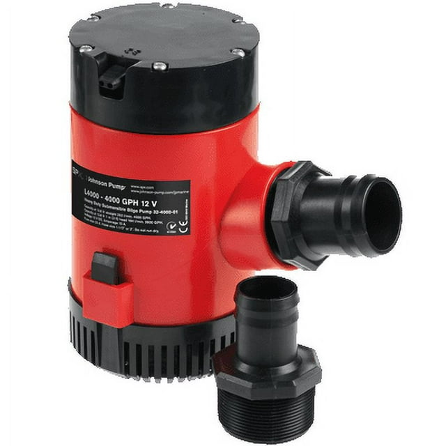 Johnson Pump 40084; Bilge Pump 4000 GPH 24V - Walmart.com