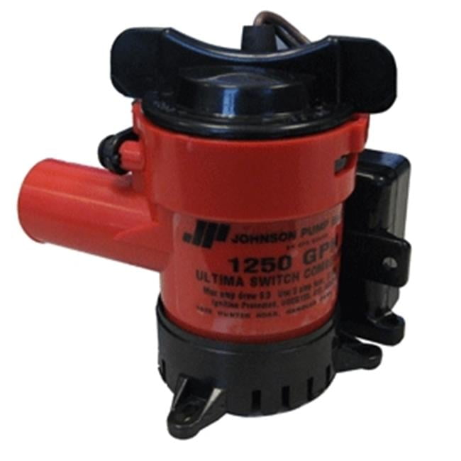 Johnson Pump Johnson Pump 1250 GPH Ultima Combo Pump 1-1-8 .in Hose 12V ...