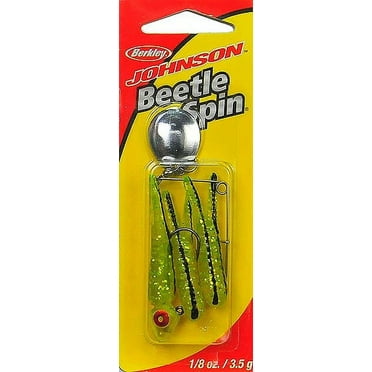 Johnson Beetle Spin Nickel Blade Fishing Hard Bait - Walmart.com