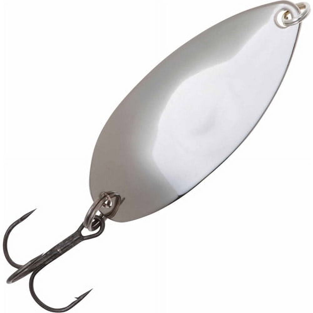 Johnson Shutter Spoon Fishing Lure, Chrome, 1.25 in - Walmart.com