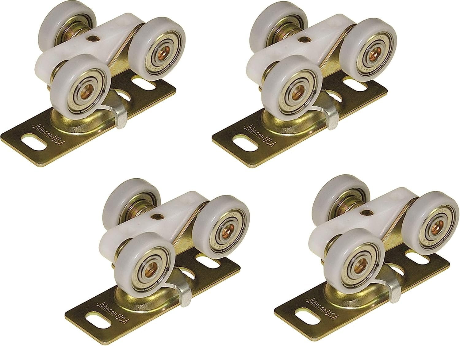 Johnson Sliding Door/Pocket Door Hanger Ball Bearing, 4 Pack 1125PPK1 ...
