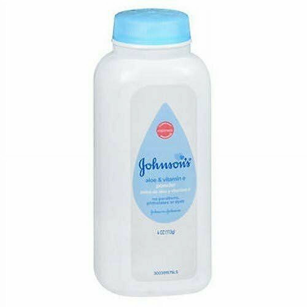 Johnson's Baby Aloe & Vitamin E Baby Powder, 4 oz (Pack of 3) - Walmart.com