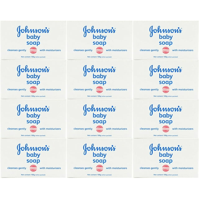 Johnson's Baby Gentle Bar Soap for Sensitive Skin, Toddler Bath ...