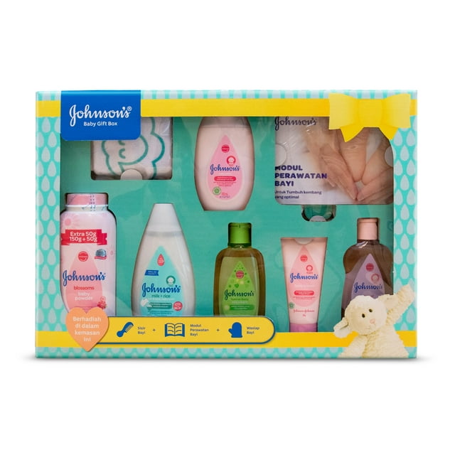 Johnson's Baby Gift Set (Baby Gift Box) - Walmart.com