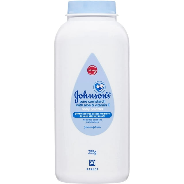 Johnson's Baby Powder with Pure Cornstarch Aloe & Vitamin E ...