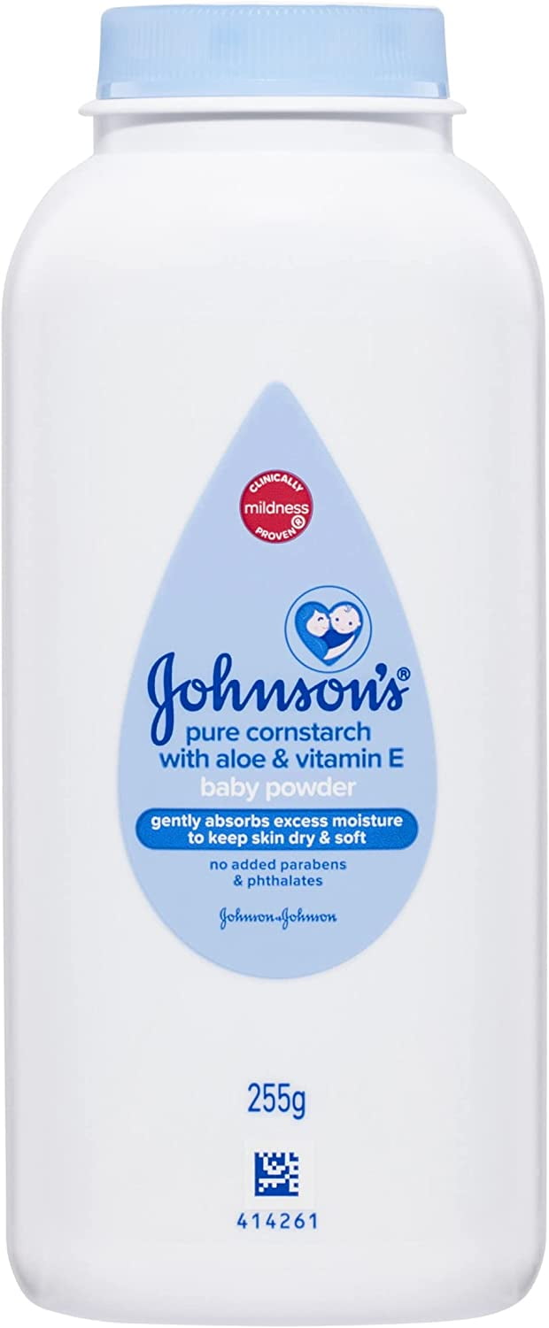 Johnson's Baby Powder with Pure Cornstarch Aloe & Vitamin E ...