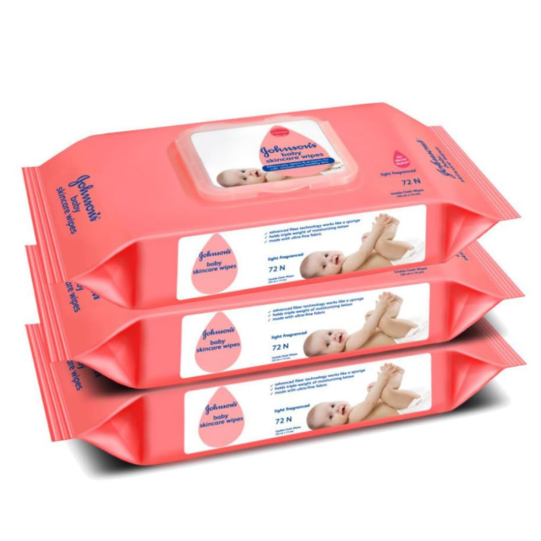 Johnson's Baby Wet Wipes | Alcohol & Soap Free | Prevents Rashes ...