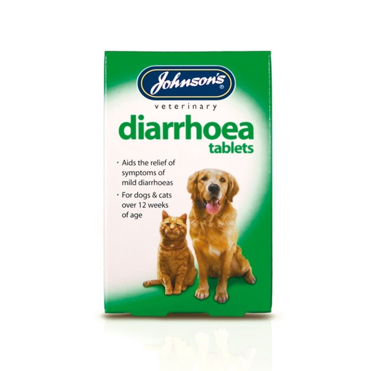 Johnson’s Diarrhoea Tablets Dog and Cat Health (12Tabs) Case of 6 ...