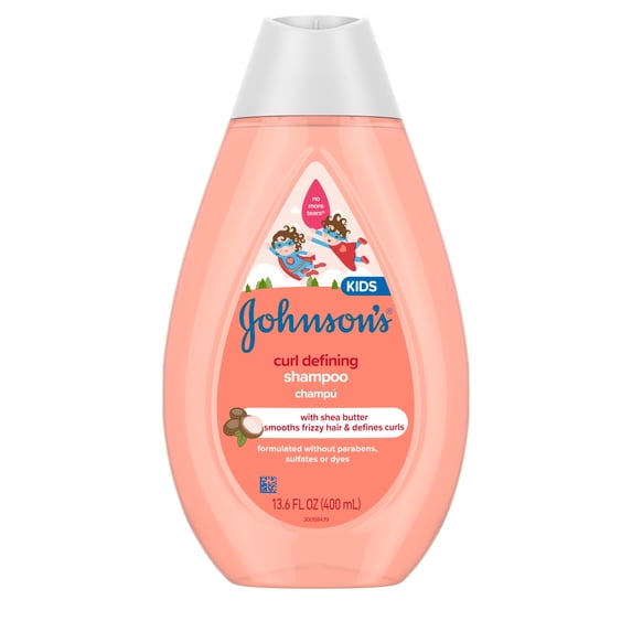Johnson's Kids Curl Defining Shampoo with Shea Butter 13.6 oz ...