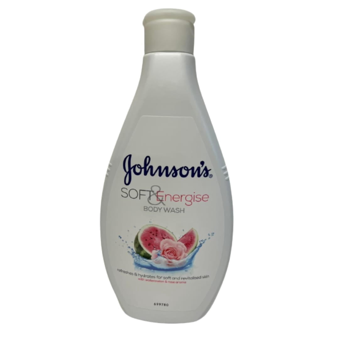 Johnson's Soft & Energise Body Wash with Watermelon & Rose Aroma! 400 ...