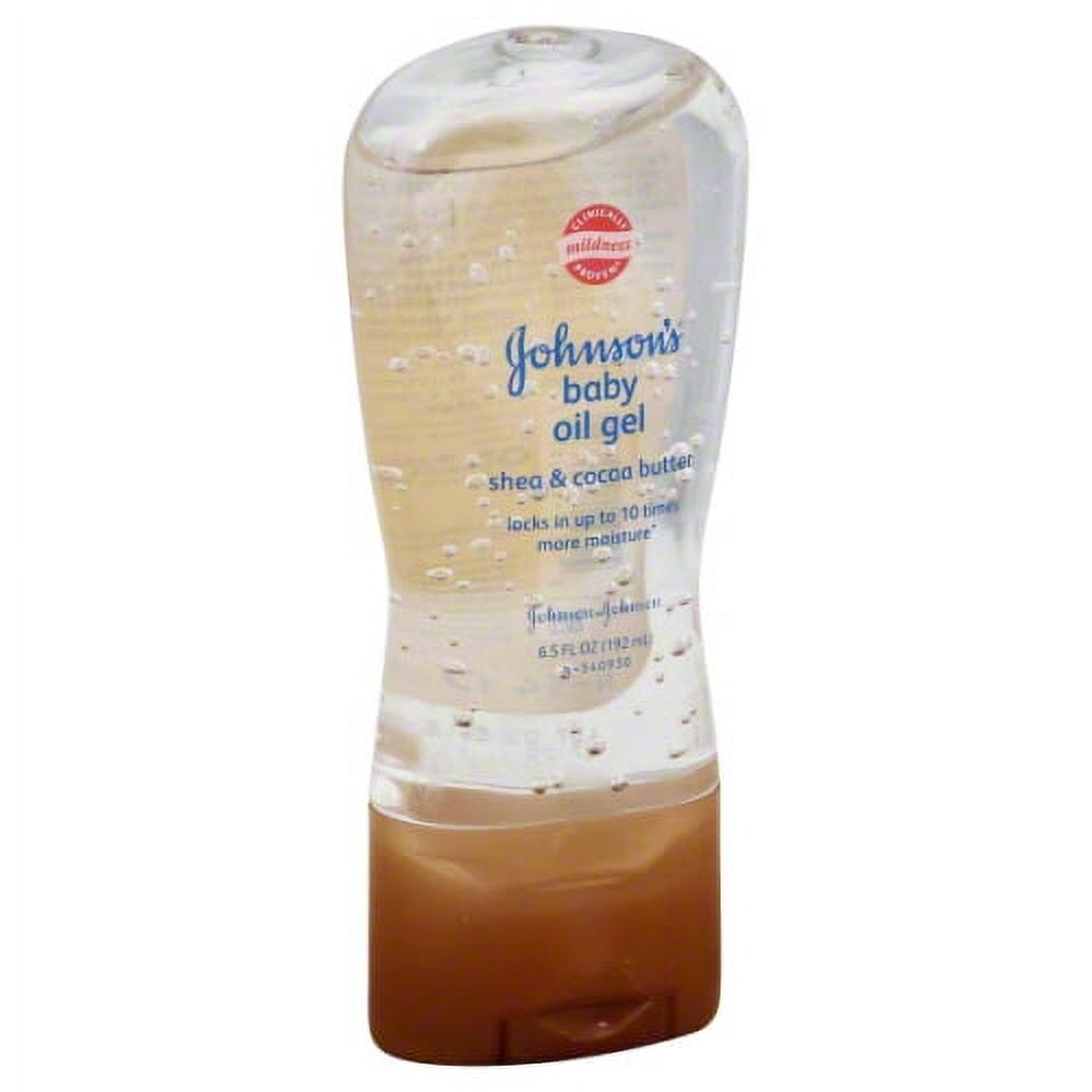 Johnsons Baby Body Oil Gel with Shea & Cocoa Butter, Pack of 1 ...