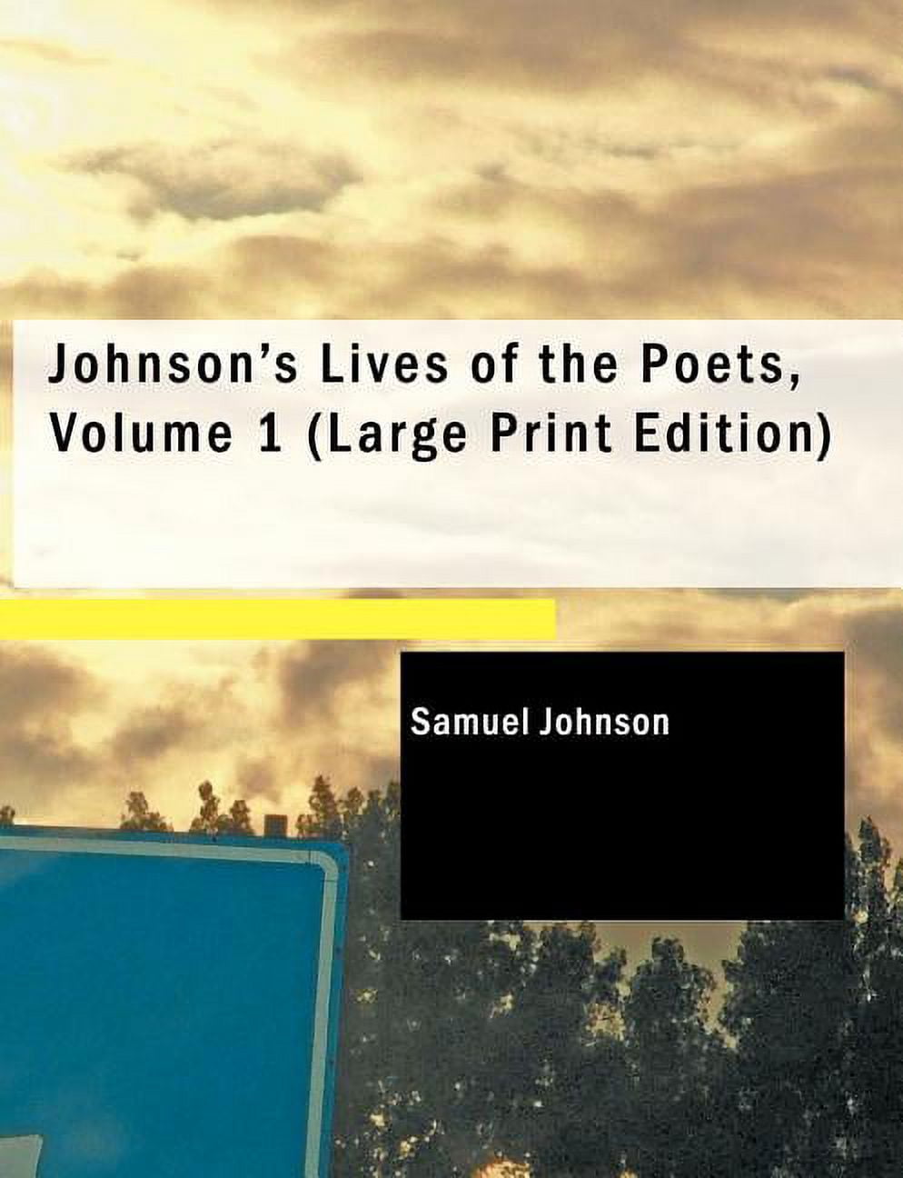 Johnsons Lives of the Poets, Volume 1 Paperback 1426417128 ...