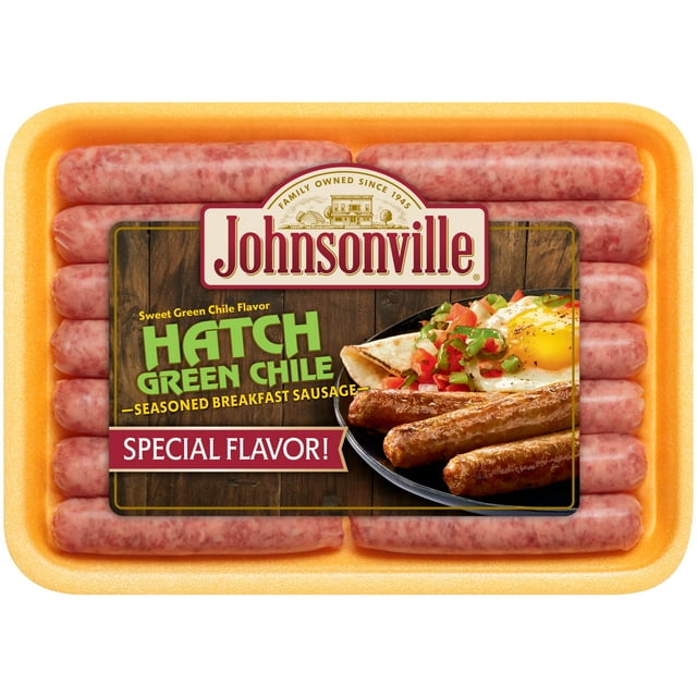 Johnsonville Hatch Green Chile Seasoned Breakfast Sausage Links 12 oz ...