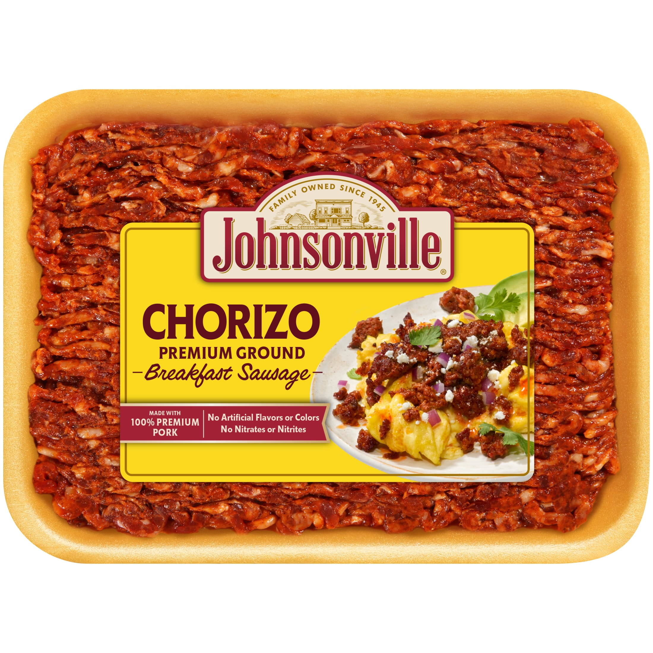 Johnsonville Uncooked Breakfast Chorizo Ground Pork Bulk Sausage 16oz ...