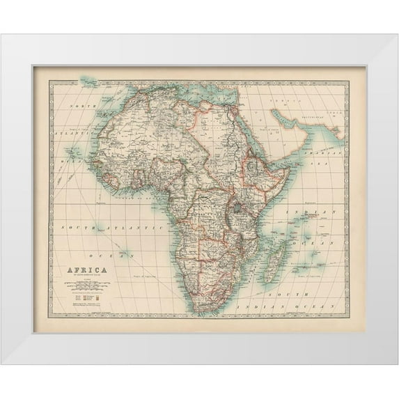 Johnston 14x12 White Modern Wood Framed Museum Art Print Titled ...