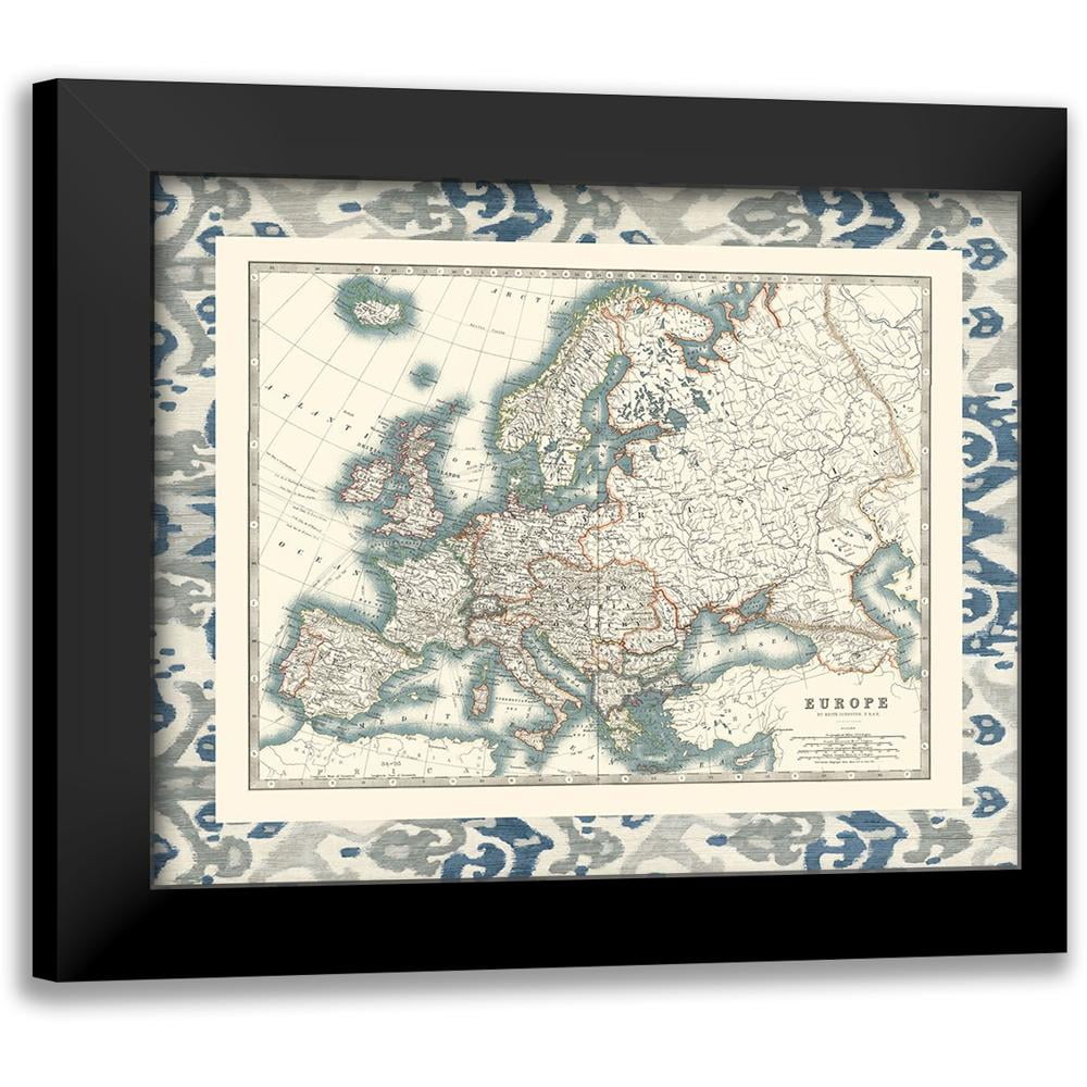 Johnston 24x20 Black Modern Framed Museum Art Print Titled - Bordered ...