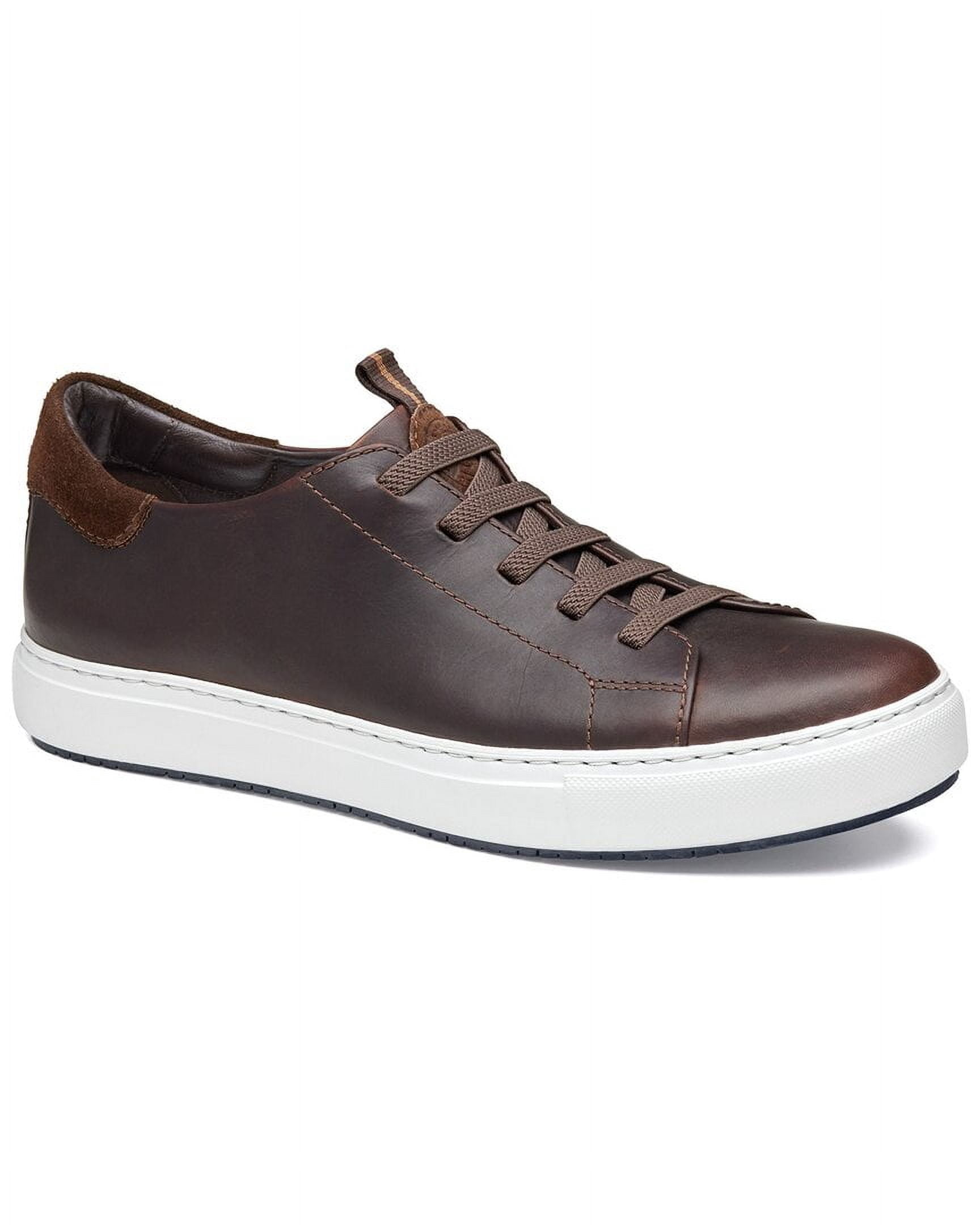 Johnston & Murphy Anson Lace-To-Toe Leather Sneaker, 10 1/2M - Walmart.com