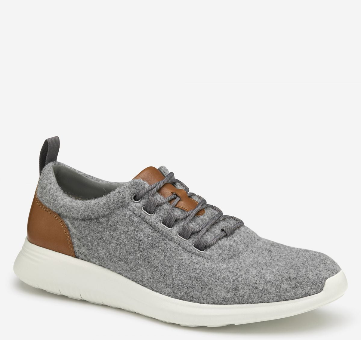 Johnston & Murphy Men's Amherst Wool U-Throat Shoe Gray - 25-8929 ...
