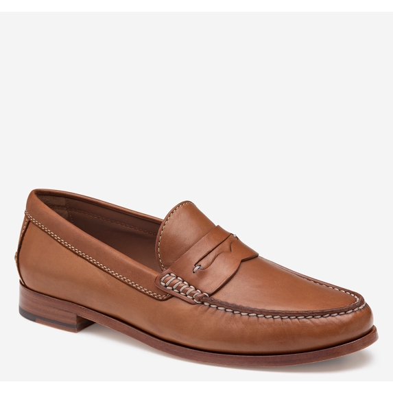 Johnston & Murphy Men's Baldwin Penny Loafer, Color: Cognac Sheepskin ...