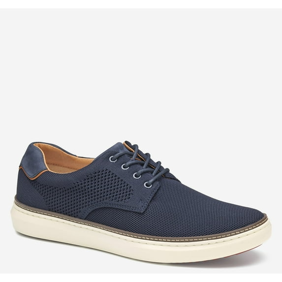 Johnston & Murphy Men's McGuffey 2 Knit Plain Toe, Color: Navy Knit ...