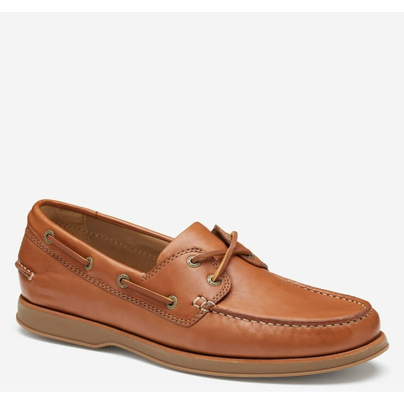Johnston & Murphy Men's Monaco 2-Eye Boat Shoe, Color: Tan Glove ...