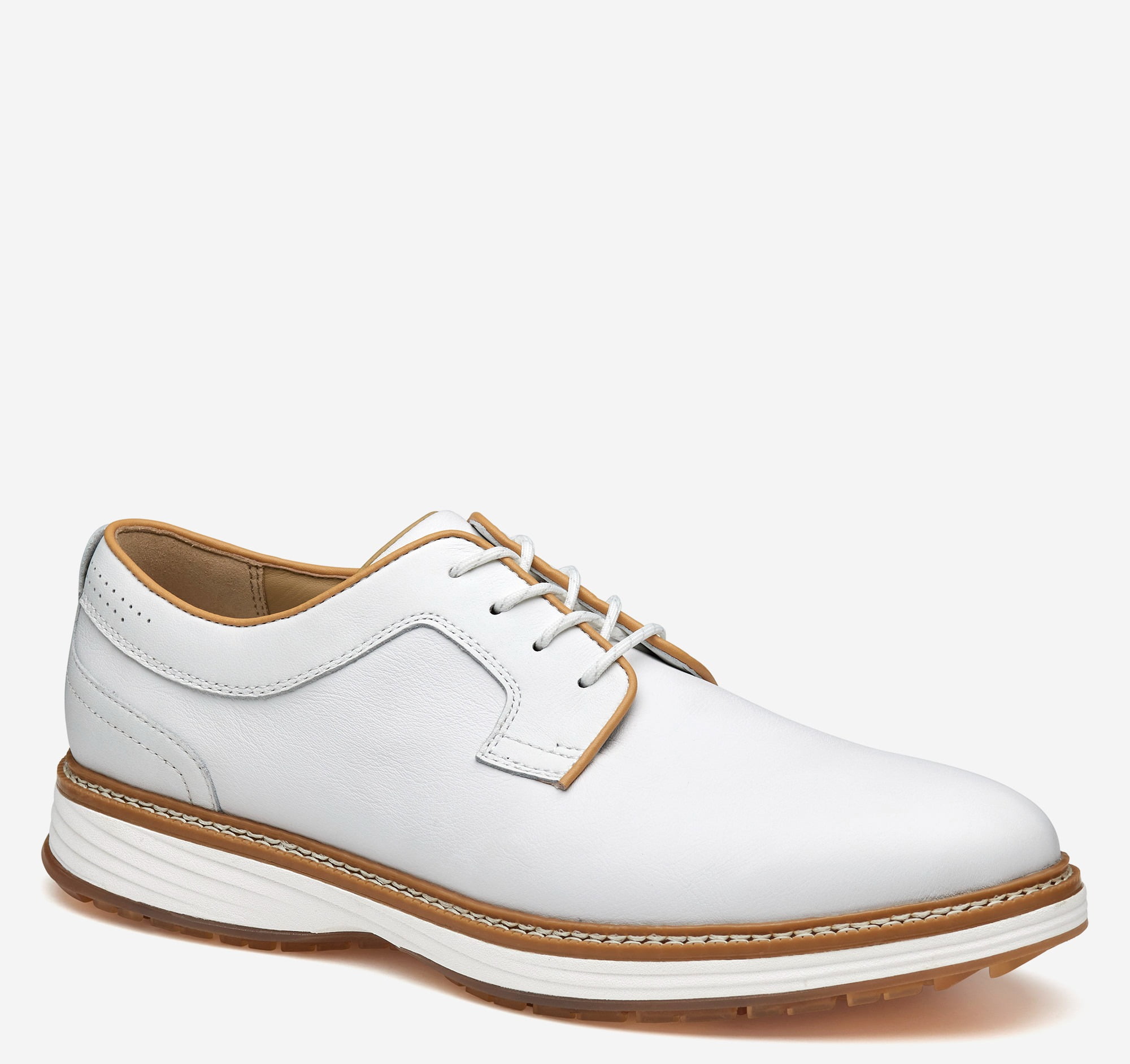 Johnston & Murphy Men's Upton GL1 Luxe Hybrid, Color: White Waterproof ...