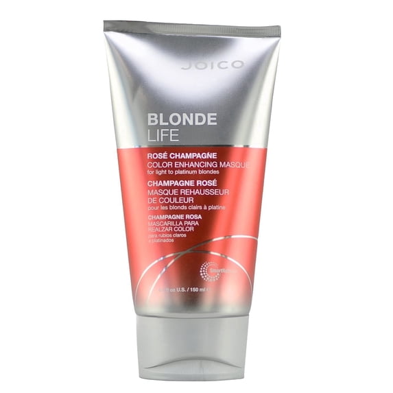 Joico, Blonde Life Color Enhancing Masque, 5.1 oz, Rose Champagne ...