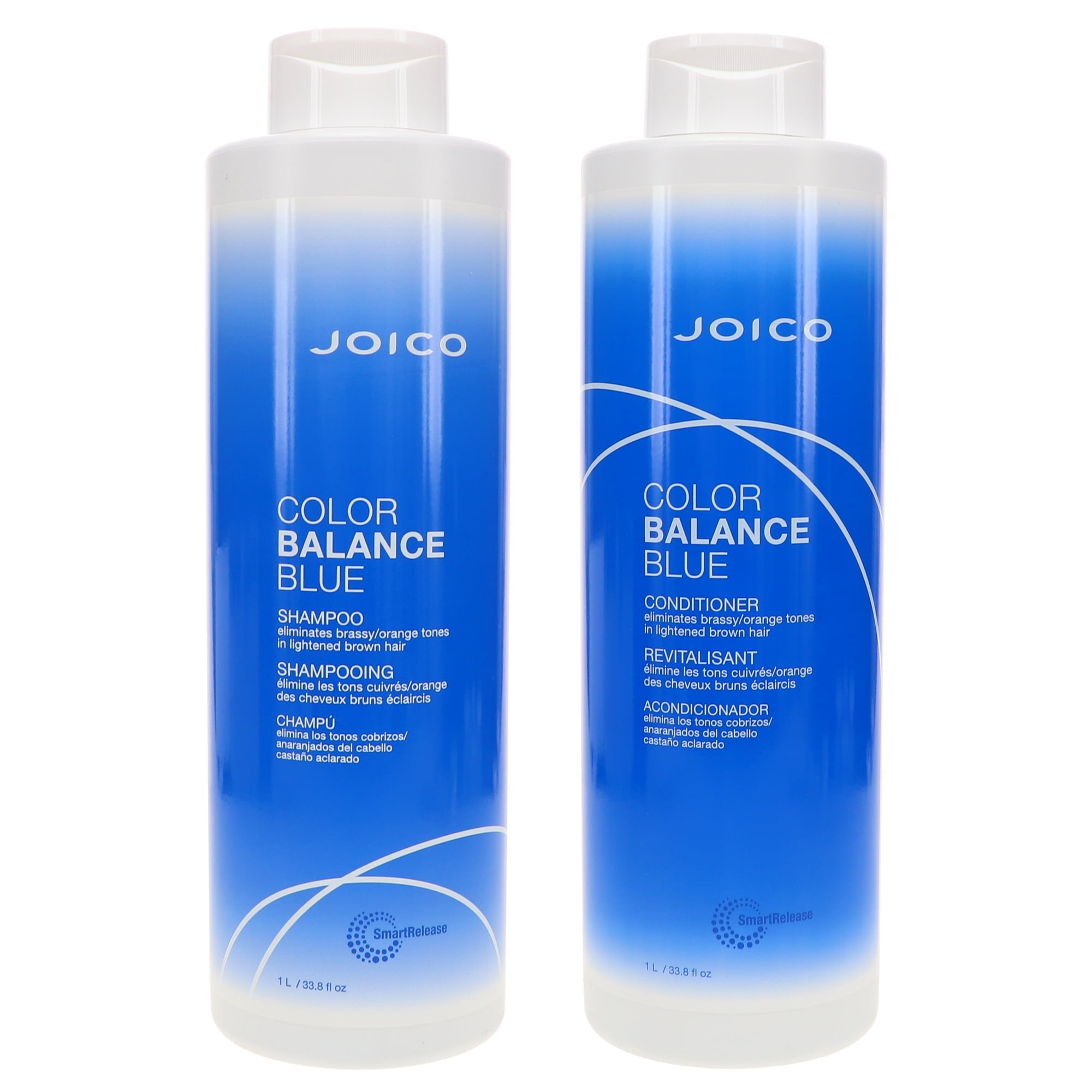 Joico Color Balance Shampoo Blue 33.8 oz & Color Balance Conditioner ...